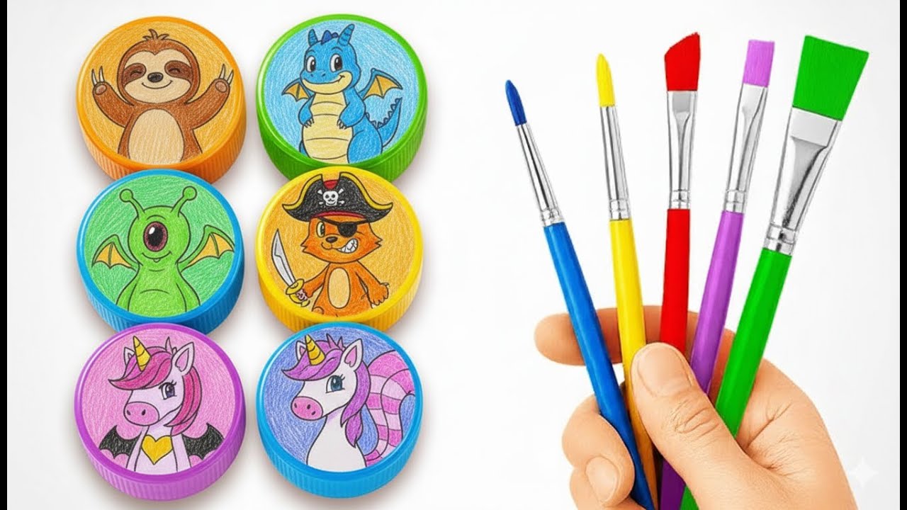 🎨 Let’s DRAW Fun Animal Friends — Easy Colors Adventure! 🌈✨