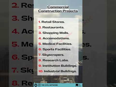 Commercial Construction Projects #thecivilnetwork #shorts