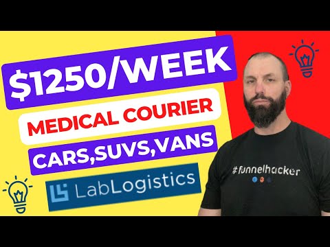 Medical Courier Business - Earn $1250 A Week Delivering Medical Supplies!#medicalcourier #courier