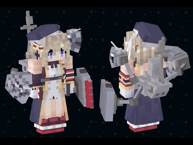 (Figura mod) Azur lane - Z23/Nimi Minecraft Texture Pack