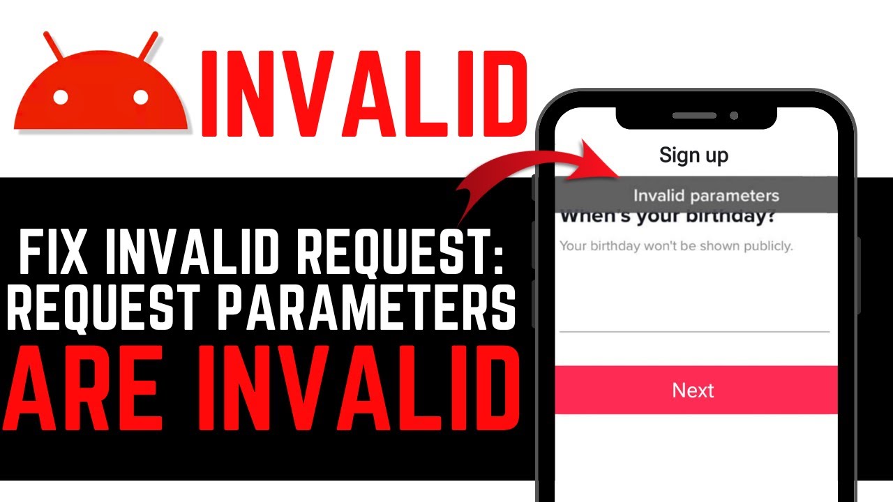 HOW TO FIX INVALID REQUEST: REQUEST PARAMETERS ARE INVALID! | NEW UPDATED TUTORIAL 2026!
