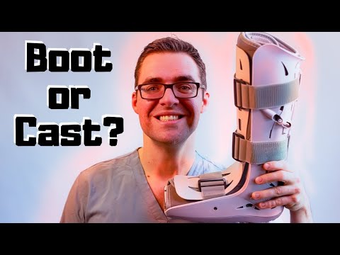 Boot or Cast? [Broken Ankle or Broken Foot Treatment]