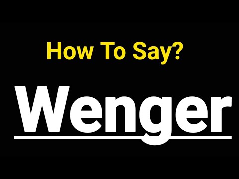 How To Pronounce Wenger (CORRECTLY)