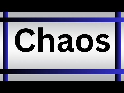 How To Pronounce Chaos | What Is The Meaning Of Chaos