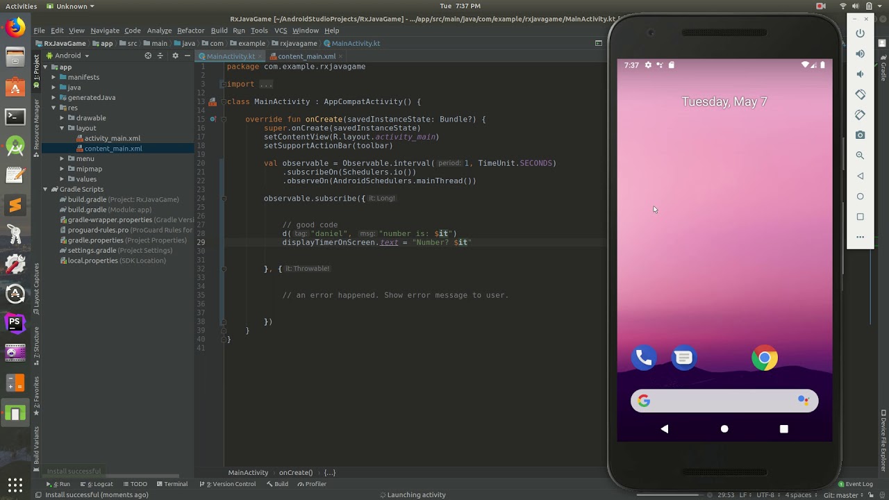 Android RxJava Tutorial - Part 3