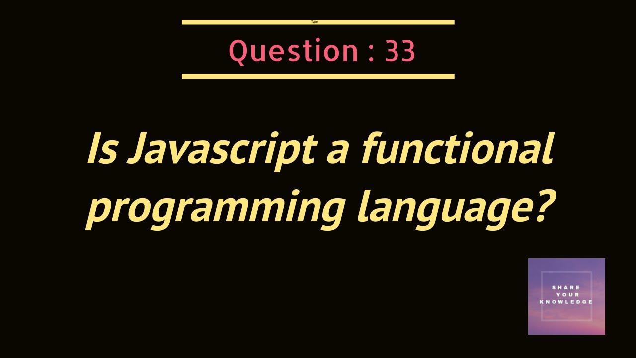 Is Javascript a functional programming language?