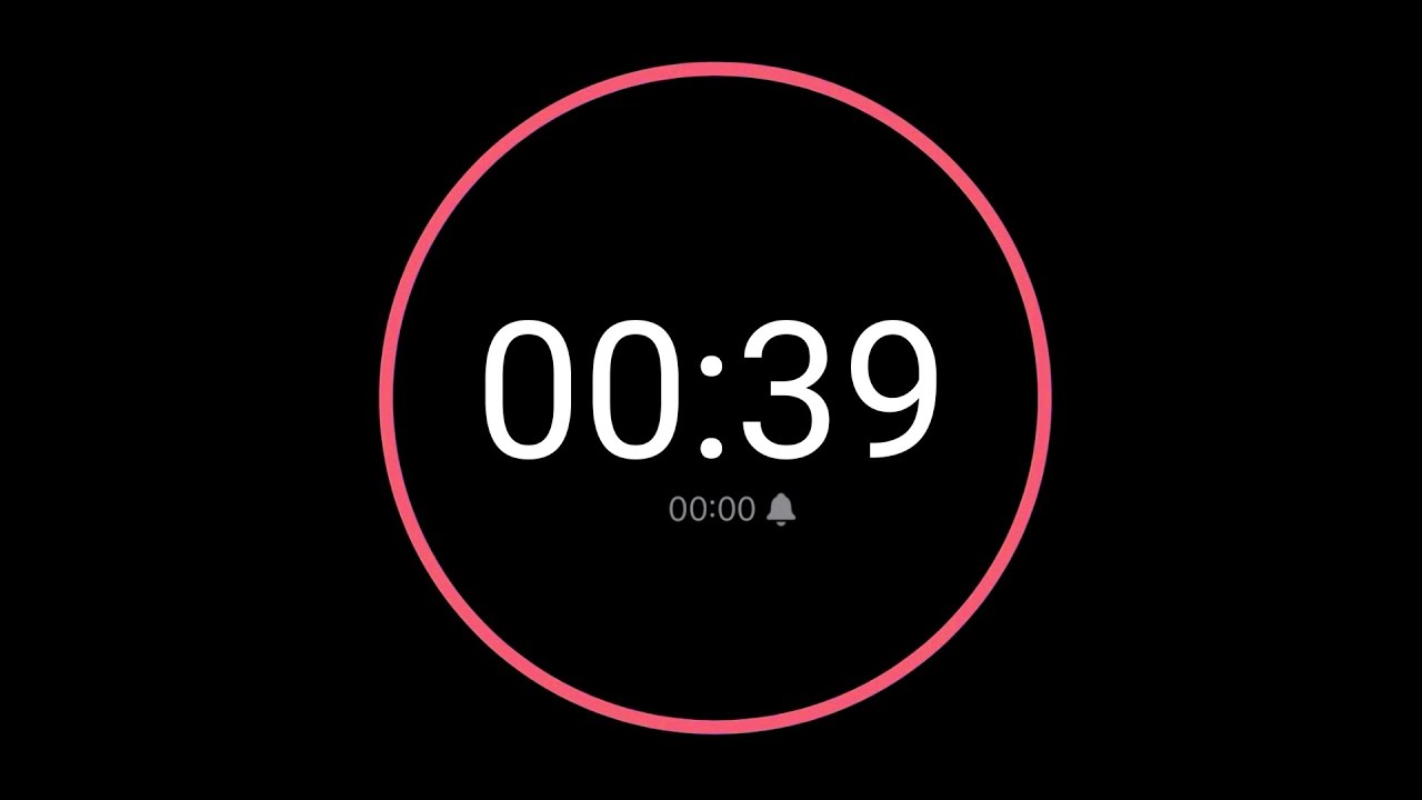 39 Second Countdown Timer / iPhone Timer Style