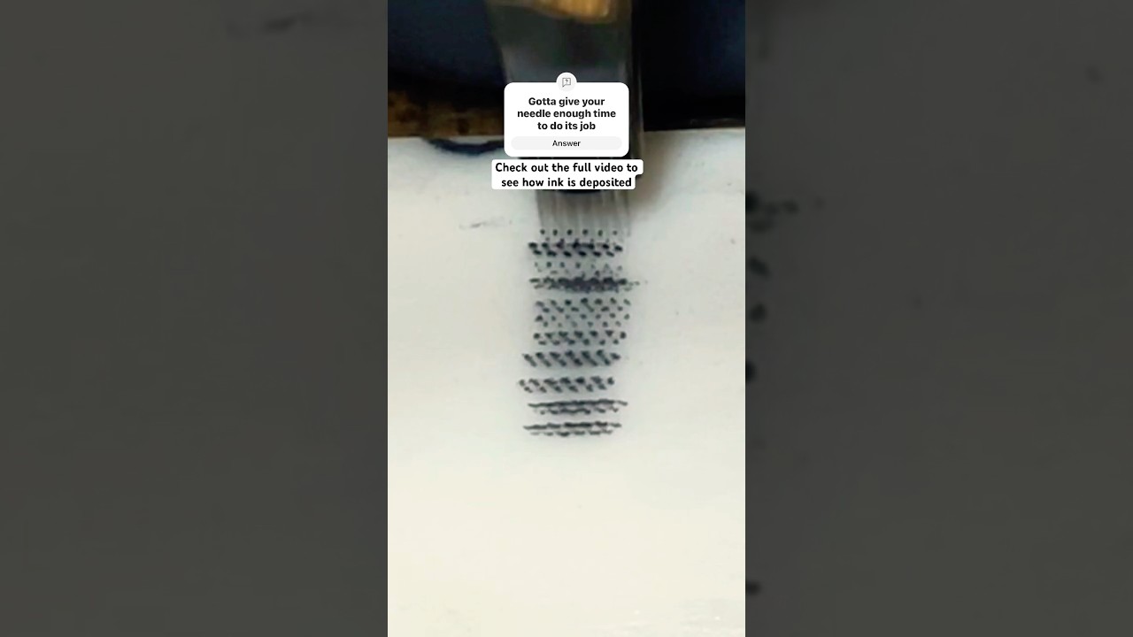 Ink Deposits #tattooequipment