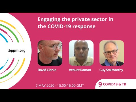 TBPPM Webinar | Engaging the Private Sector in COVID19 and TB Response