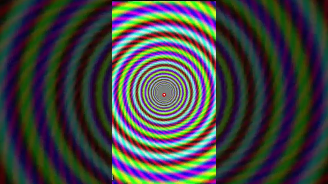 Colour circle Animation illusion gif ## YouTube ## videos ## shorts