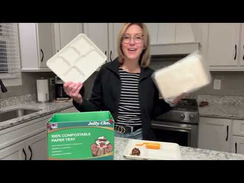 Perfect Portions + Easy Serving + Disposable Paper Plates