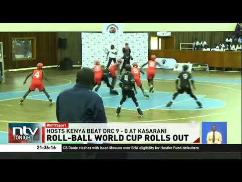 Kenya wins its opening match against DR Congo at the world junior roll ball world cup at Kasarani