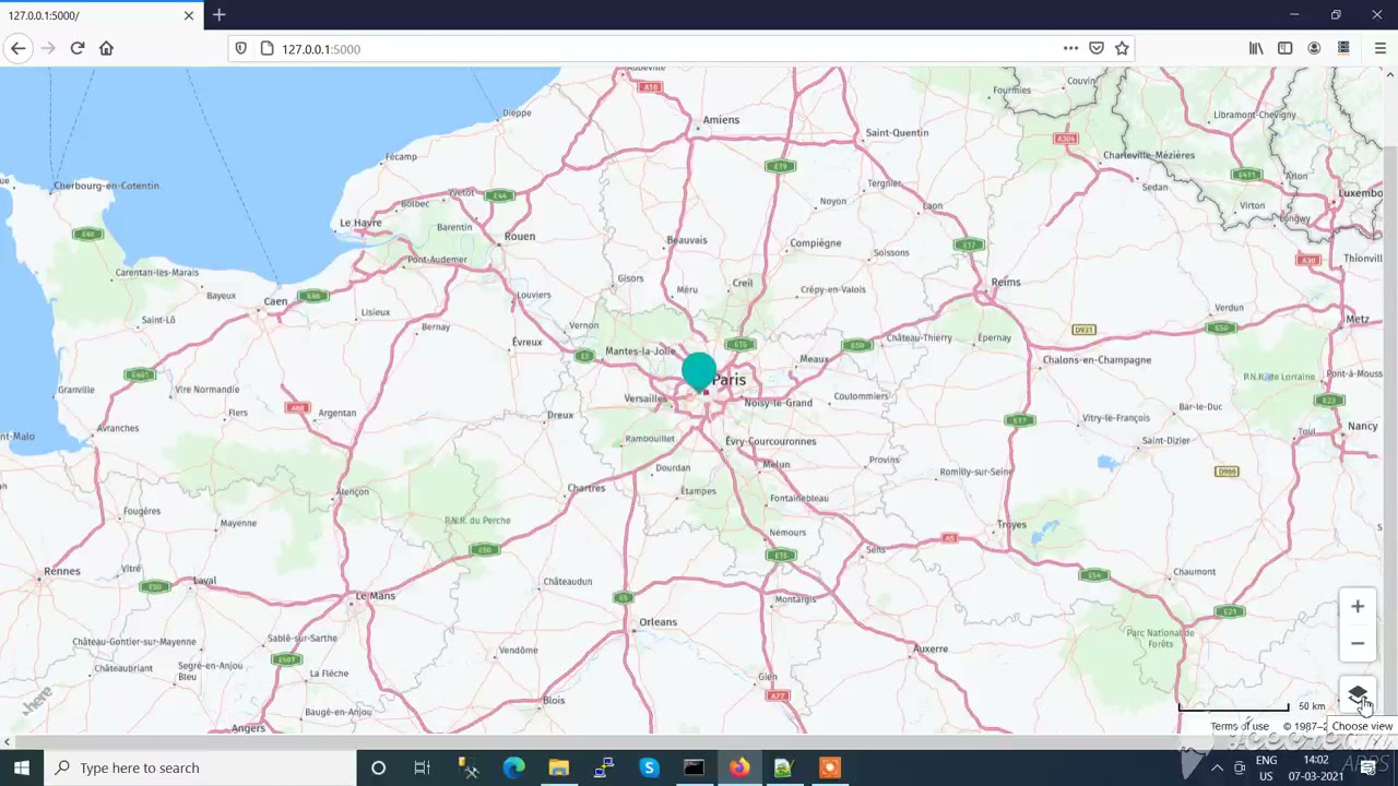 HERE location services api