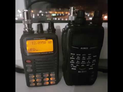Alinco DJ-X11 & Yaesu VR-500 (AM 6-12 MHz)