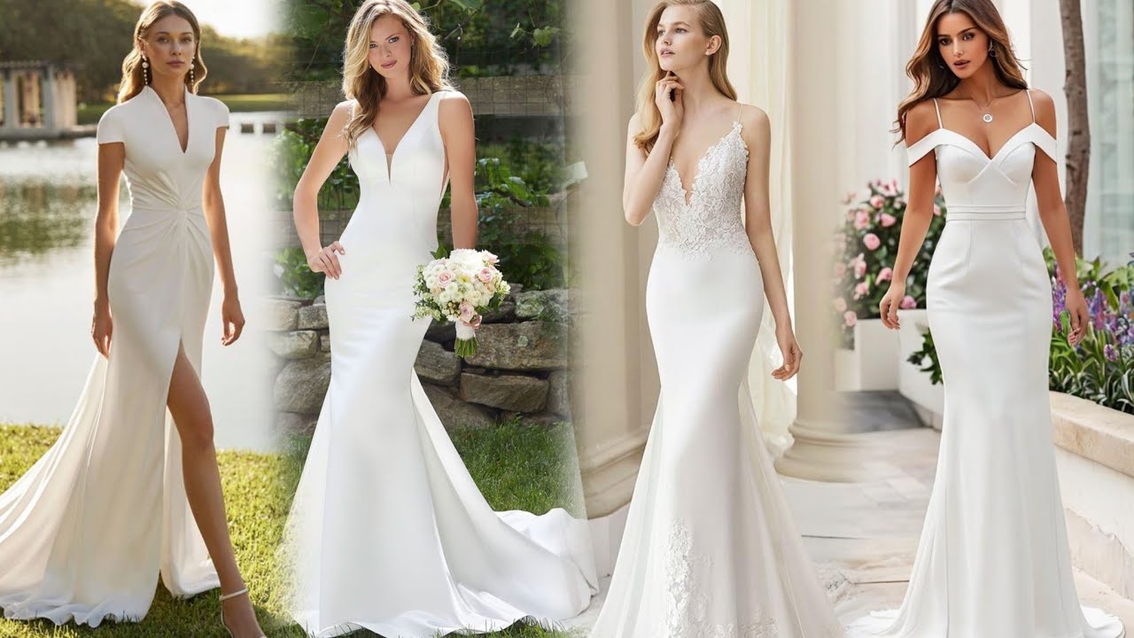 NOVIAS con ESTILO: Los Vestidos Más  Bonitos y Sutiles para tu GRAN DÍA 👰‍♂️✨️