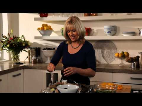 Barbecued Venison Medallions with Mango Snow Pea Salad - Annabel Langbein