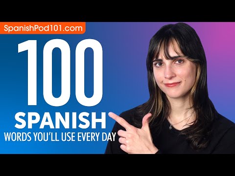 100 Spanish Words You'll Use Every Day - Basic Vocabulary #50