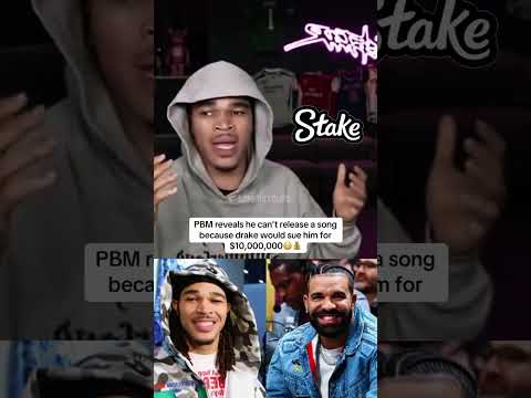 PBM reveals he can't release a song because drake would sue him for $10,000,000๐ณ๐ฐ#plaqueboymax