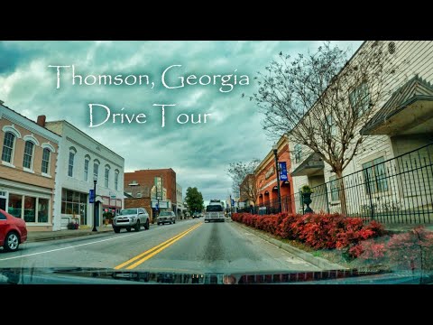 Thomson, Georgia - Drive Tour | 4K USA