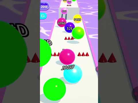 Ball Run 2048 - Gameplay Walkthrough Part 974B Infinity Mode New Best Record 4096AN (iOS, Android)
