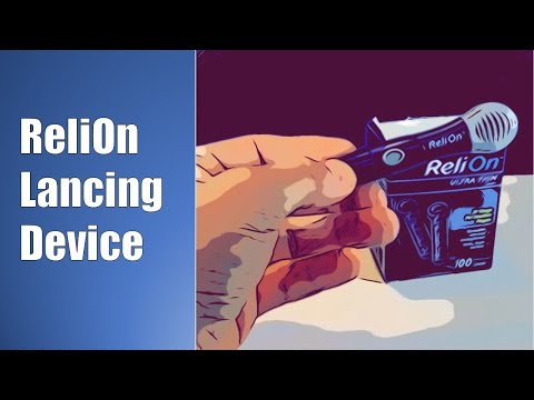 Relion Lancing Device Instructions How to Use