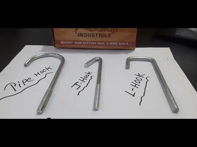 Hook Bolts - J Bolts And J Hooks Manufacturer from Indore