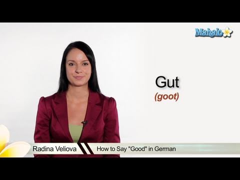How to Say "Good" in German