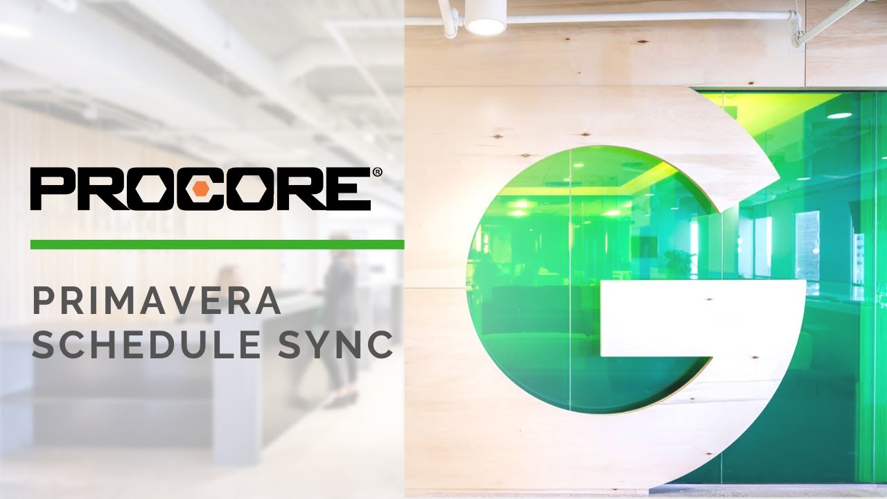 PROCORE - Schedule Import From Primavera