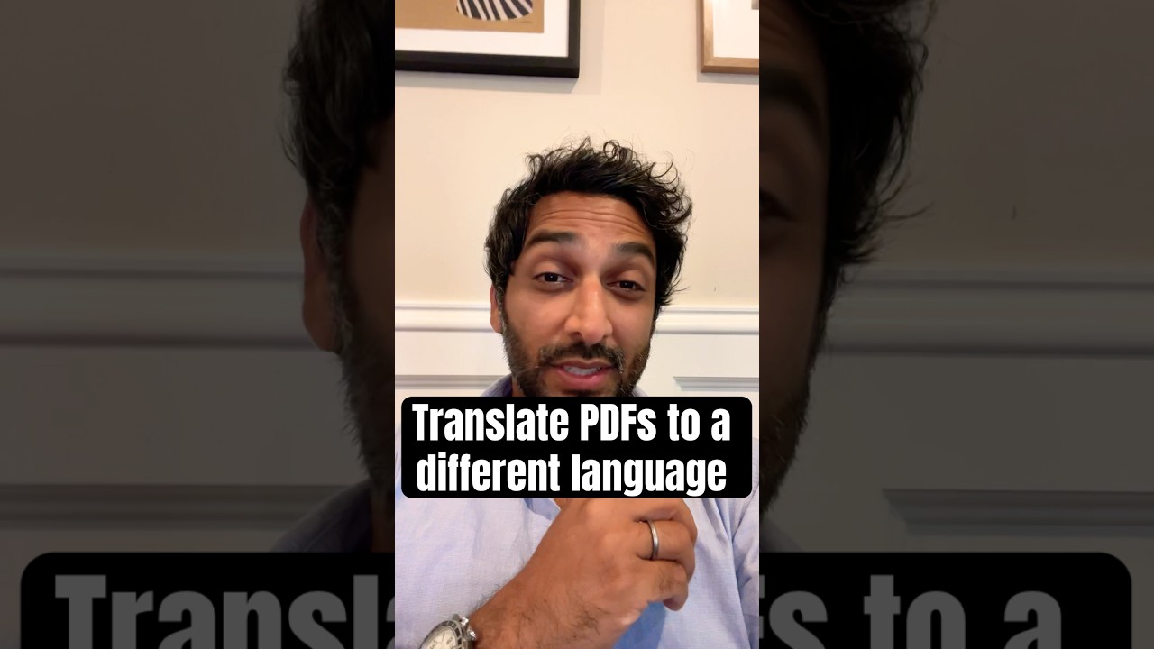 How to Translate PDFs in 2025 ✨  #translation #pdf #AI”