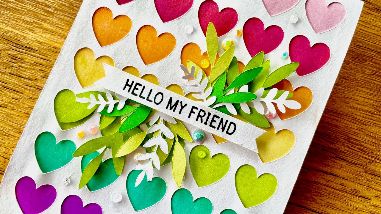 Creating a Bold Striped Background + FREE SVG Heart Background