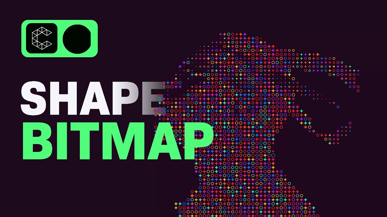 Procedural Bitmap Effect in Cavalry (Using Shapes)