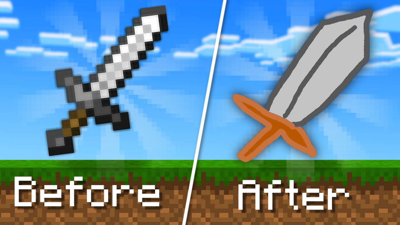 I Made a Minecraft Texture Pack Using Paint 3D!