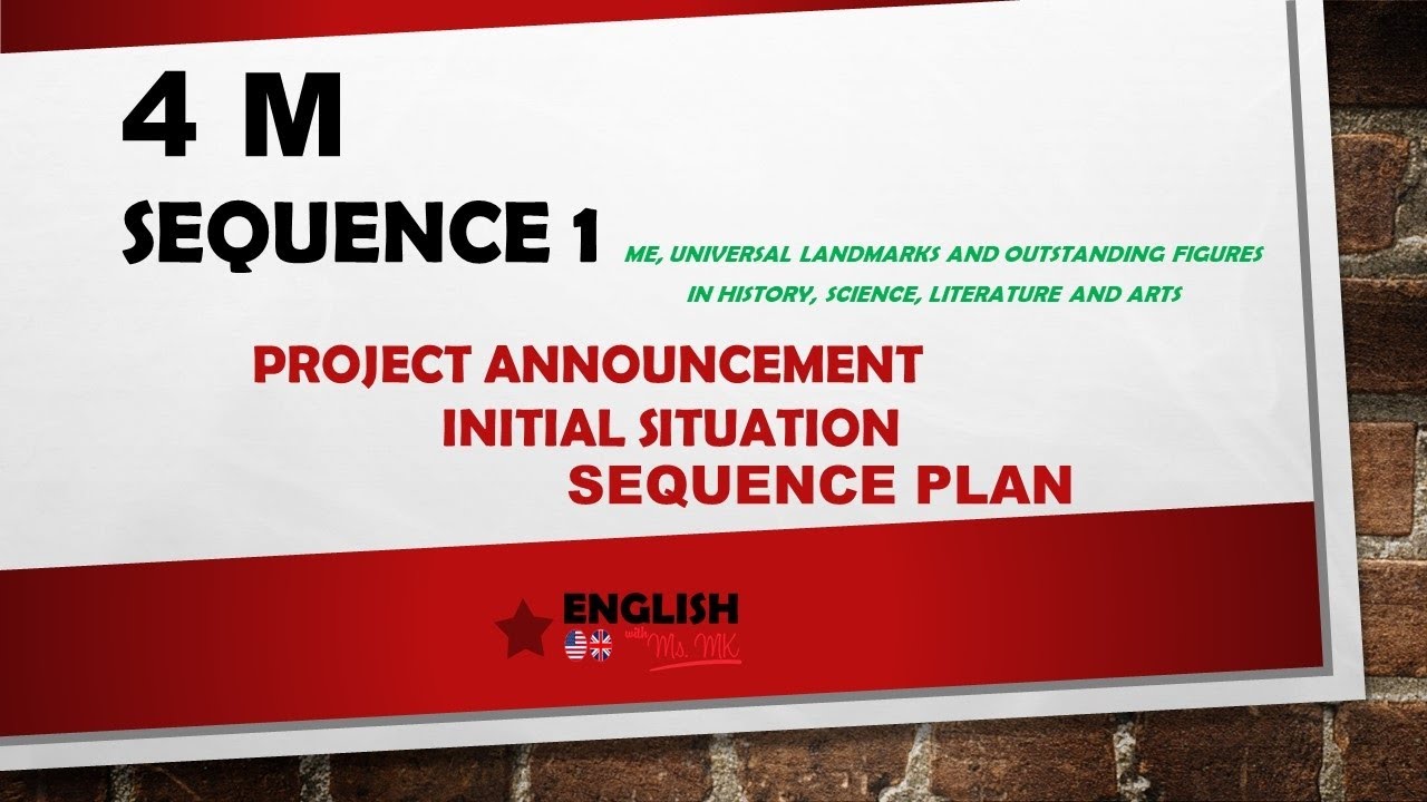 4ms-Sequence One- Project announcement /initial situation / Sequence Map