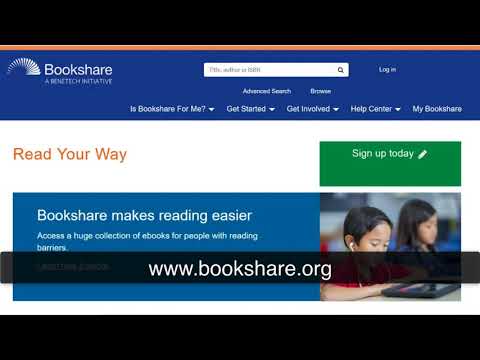 Read with Bookshare Web Reader and Read&Write
