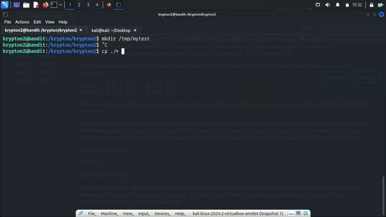 Cracking the Code: OverTheWire Krypton Level 2 Walkthrough (Beginner Friendly)