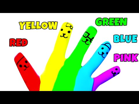 Red Color, Red color Where are You 🌈 + Finger Family Songs for Kids