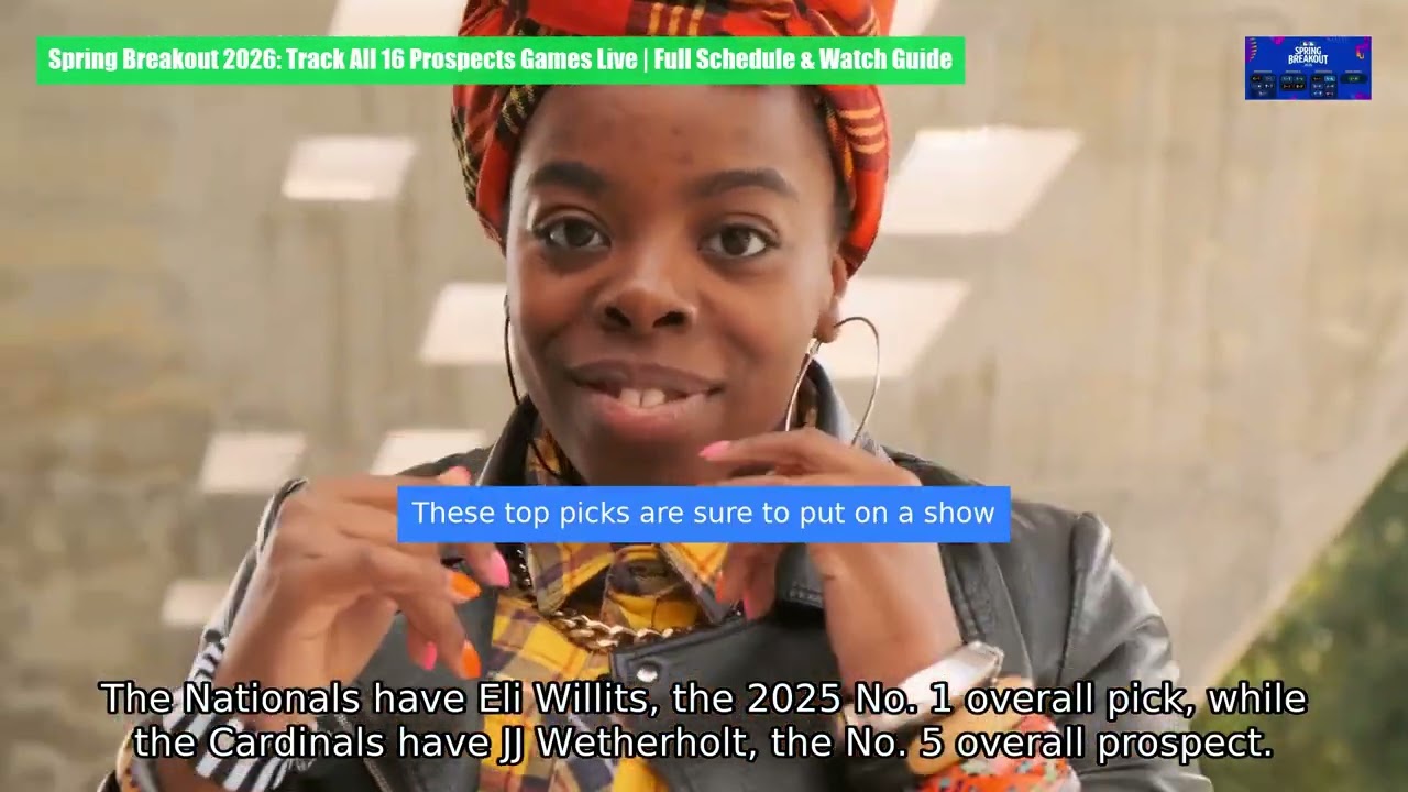 Spring Breakout 2026: Track All 16 Prospects Games Live | Full Schedule & Watch Guid