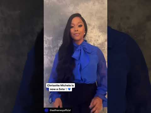Chrisette Michelle is a Zeta! #chrisettemichele #zetaphibeta
