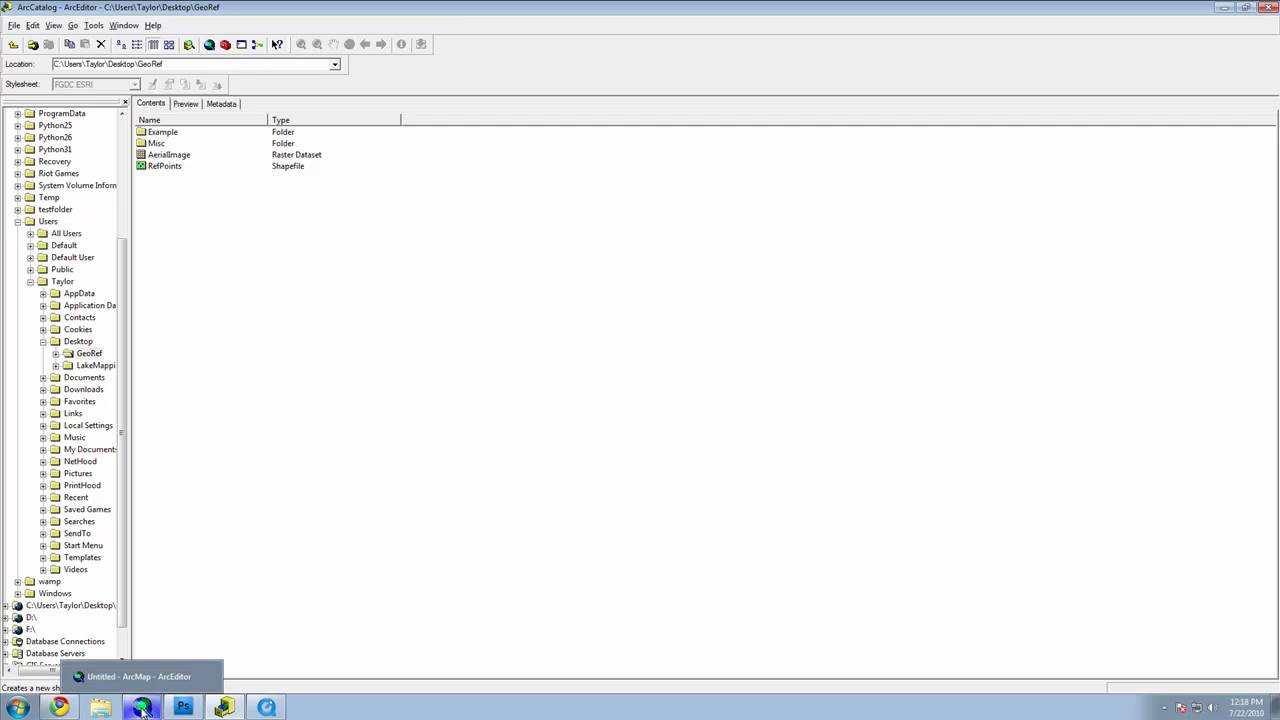 Basic Georeferencing