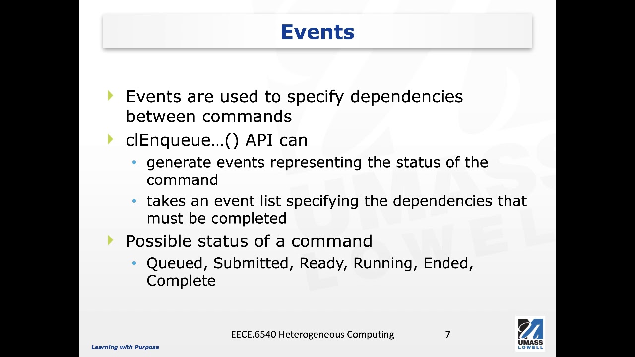 Lecture 5 OpenCL Concurrency Model