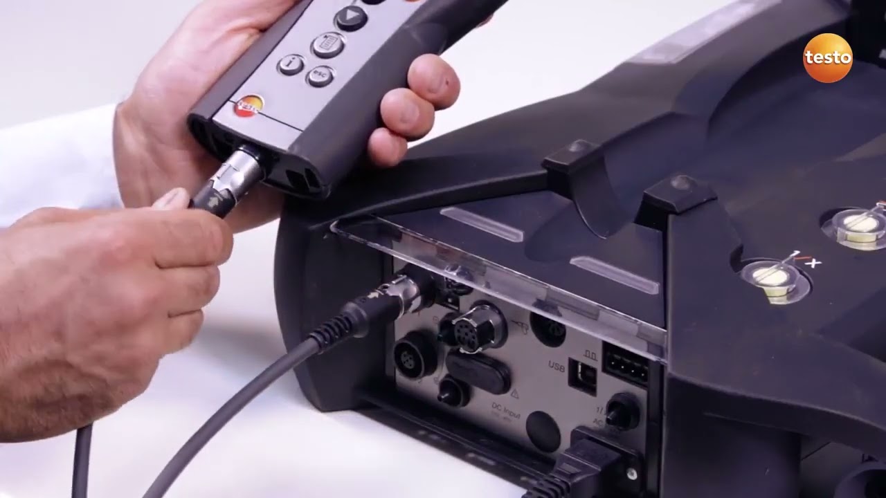 testo 350 Gas Analyser How to Start Measuring Instrument