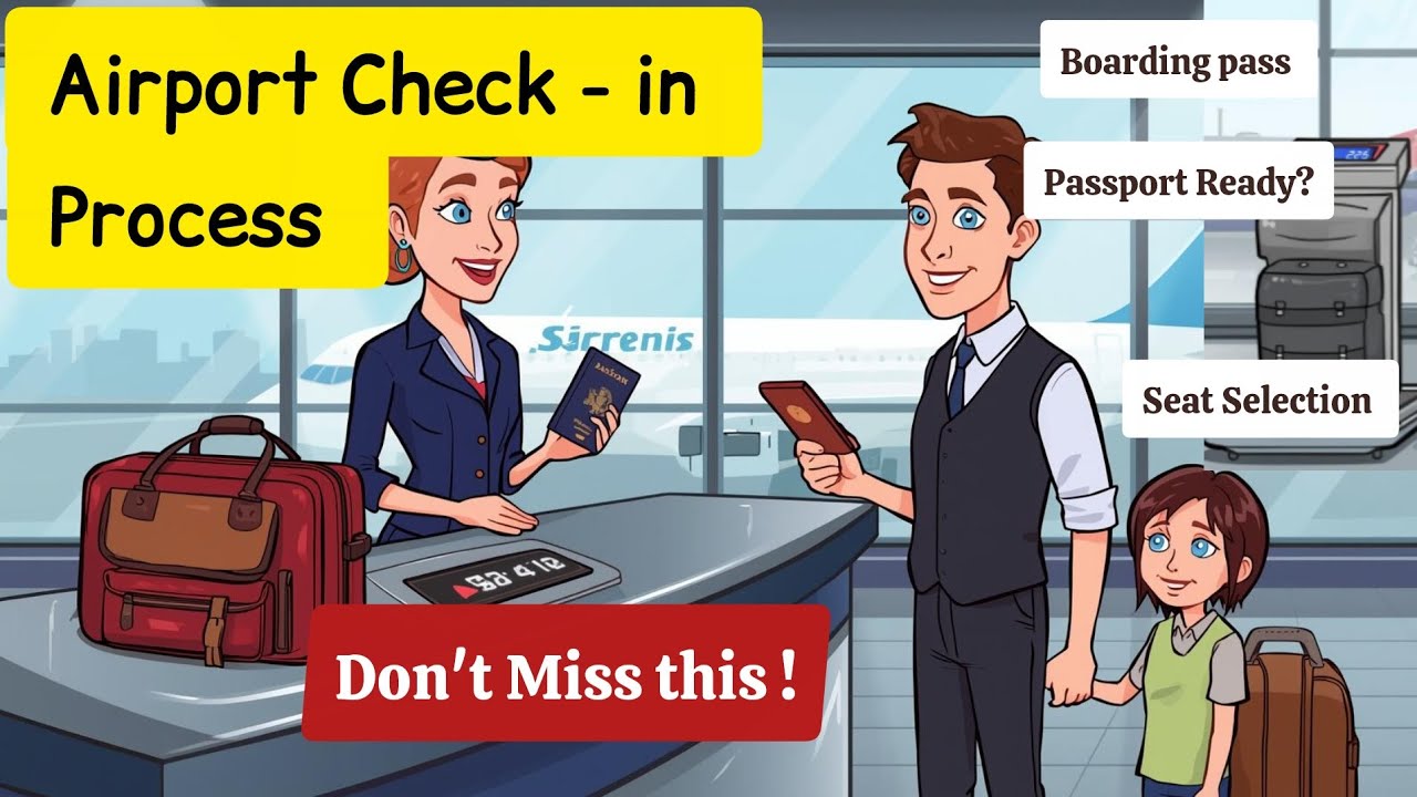 Airport Check- In Process Explained Step by Step | Beginner-Friendly Guide !