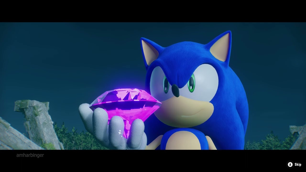 Eggman Gives Sonic a Chaos Emerald - Sonic Frontiers