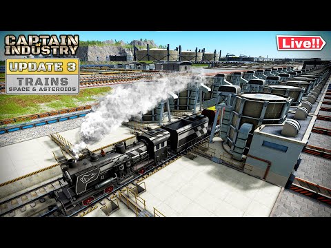 Live 🔴 Gold Mining | Captain of Industry Update 3 🚂 Stream 23 - Let's go