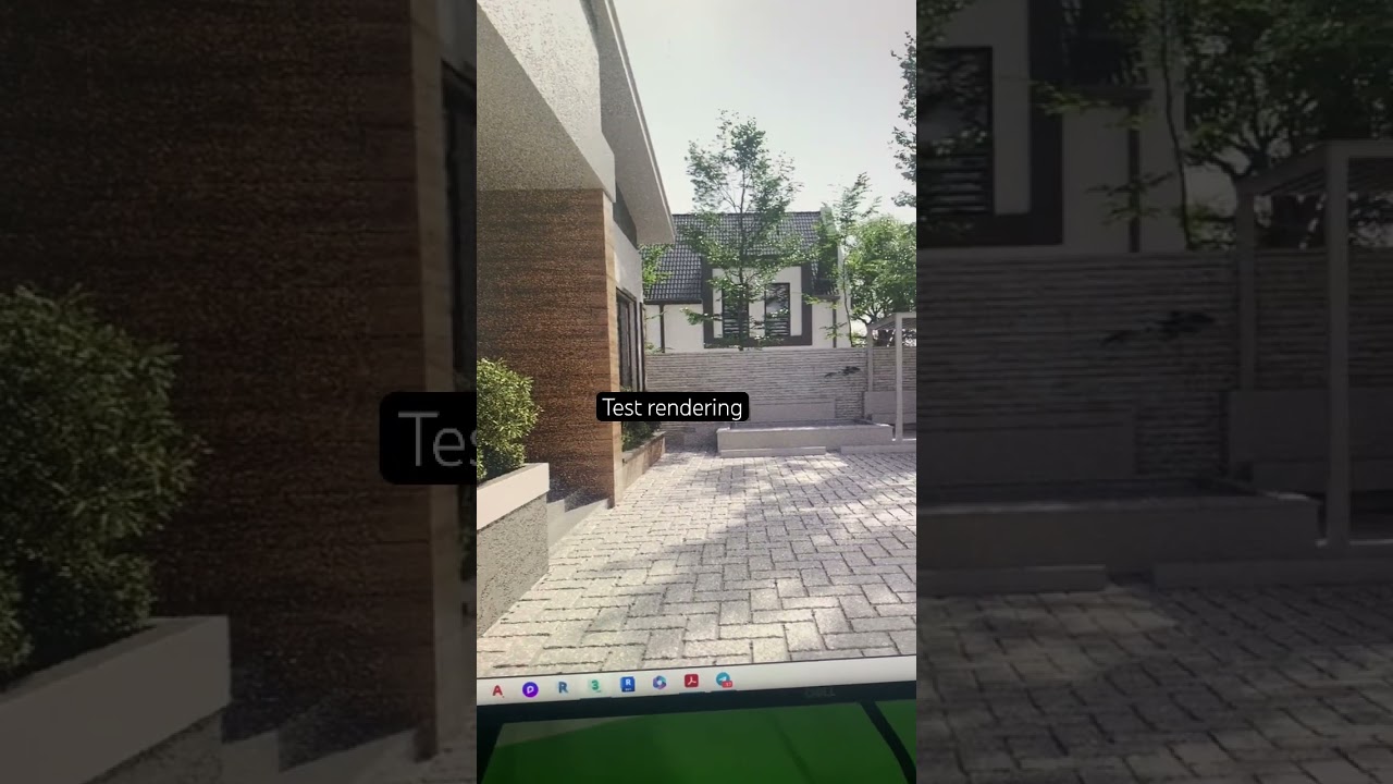 Scene test rendering in Corona 3dsmax.  #architecture #architecturestudents