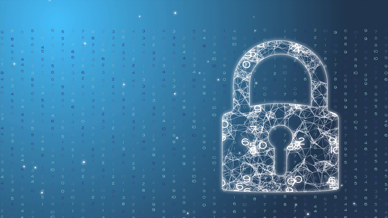 Binary Code 8k with security in loop video  | VFX video