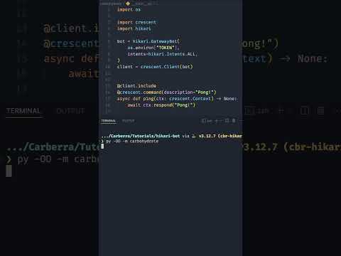 THIS Discord bot is SO EASY to make #python #coding #howto