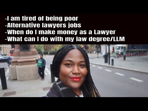 Alternative law jobs to being Solicitor Barrister, Lawyer money, What can I do with my law degree