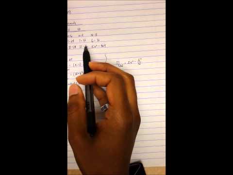 ANOVA Calculation