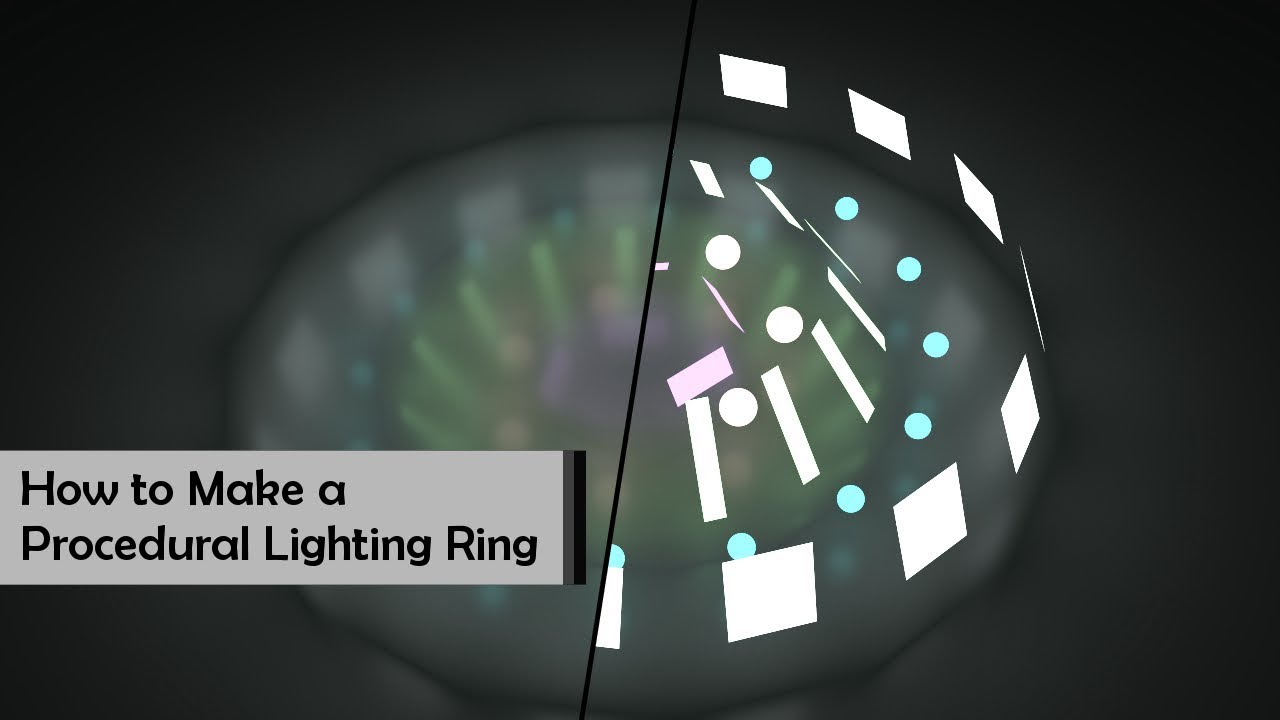 How to Make a Procedural Lighting Ring - Houdini Tutorial